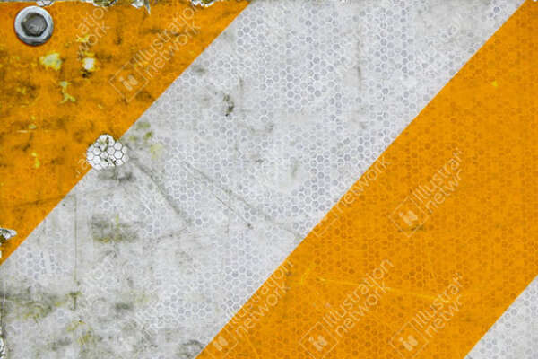 Detail of road construction sign – Illustration Network
